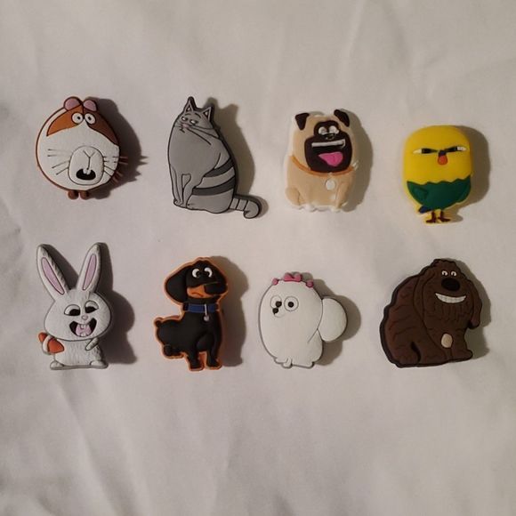 Accessories | New8 Piece Secret Life Of Pets Croc Charm Jibbitz | Poshmark